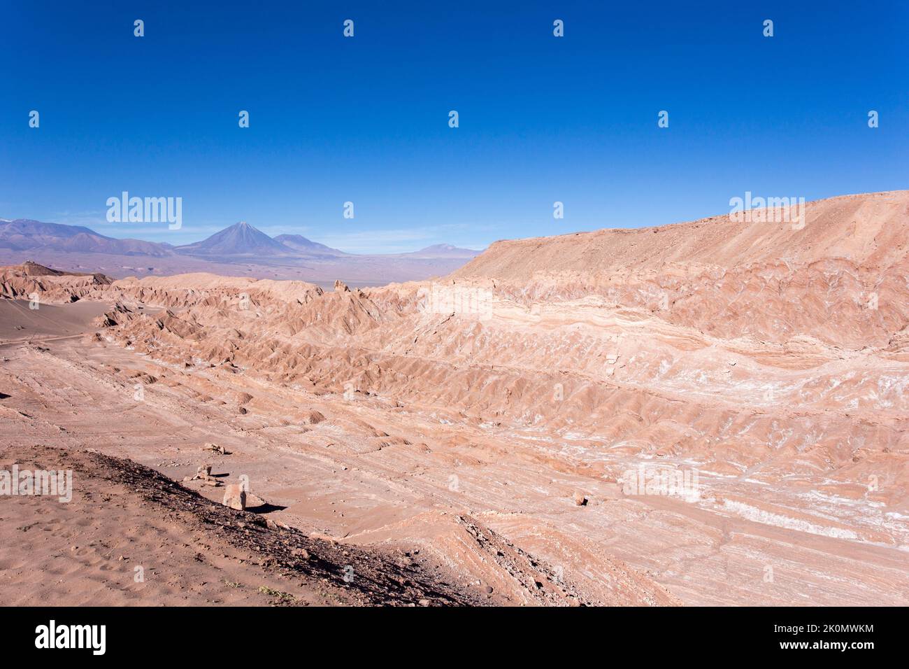 Landscape in mars valley in the north of Chile Stock Photo - Alamy