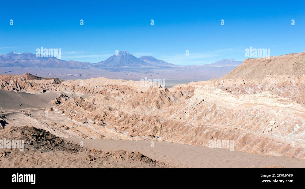 Landscape in mars valley in the north of Chile Stock Photo - Alamy