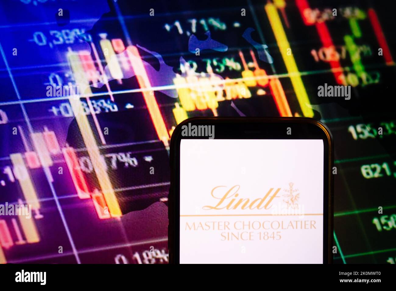 KONSKIE, POLAND - September 10, 2022: Smartphone displaying logo of ...