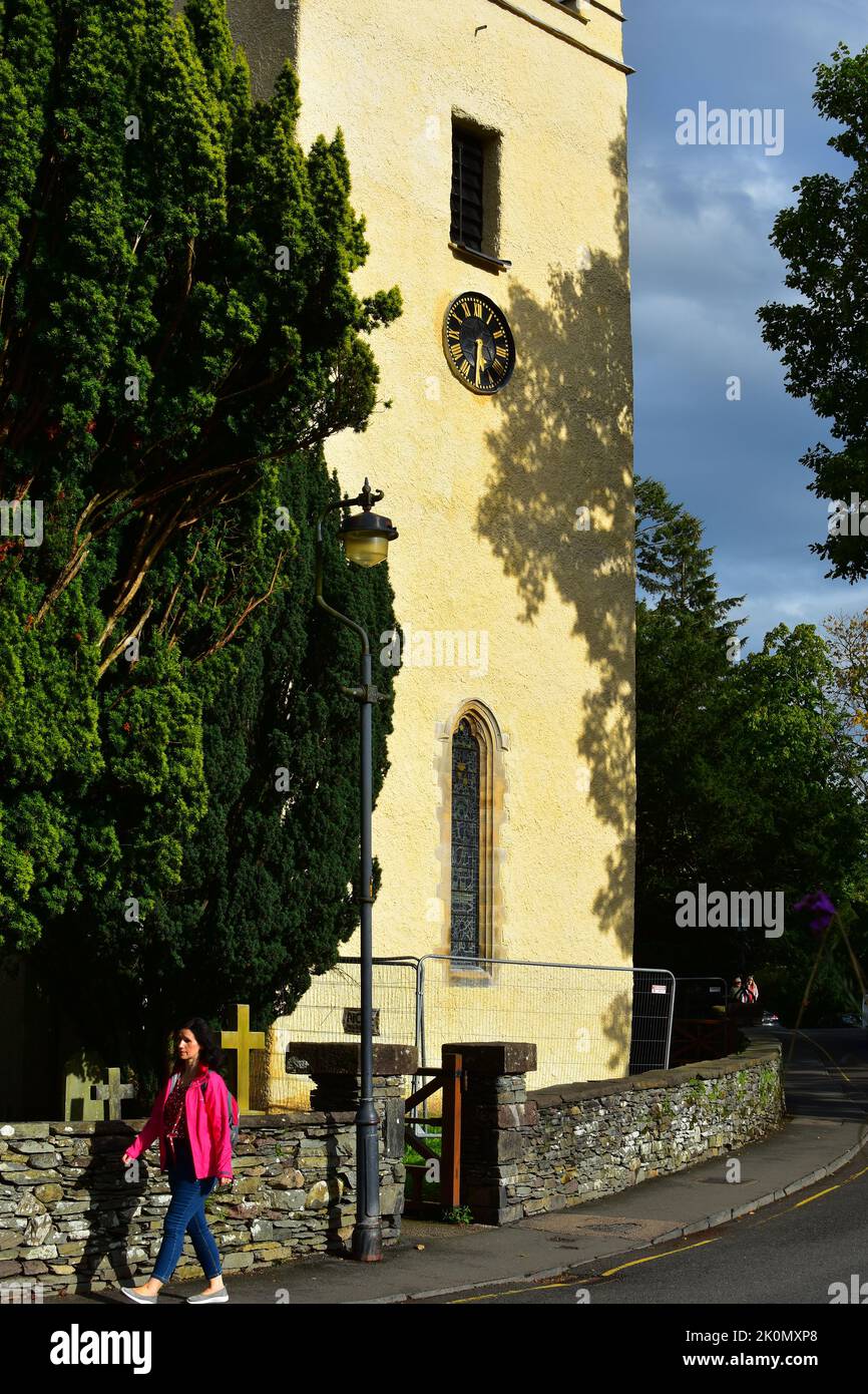 St Oswald's Church, Grasmere, Lake District, Cumbria, Grasmere, Lake ...