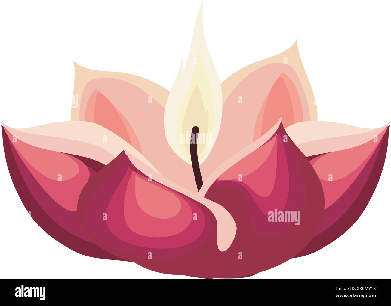 lotus candle design Stock Vector Image & Art - Alamy