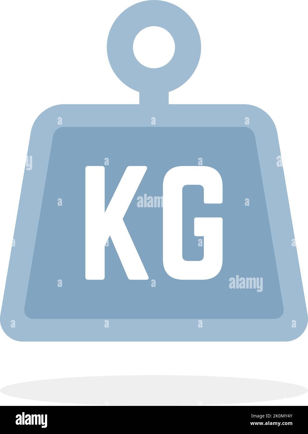 Kilo icon on white Stock Vector Images - Alamy