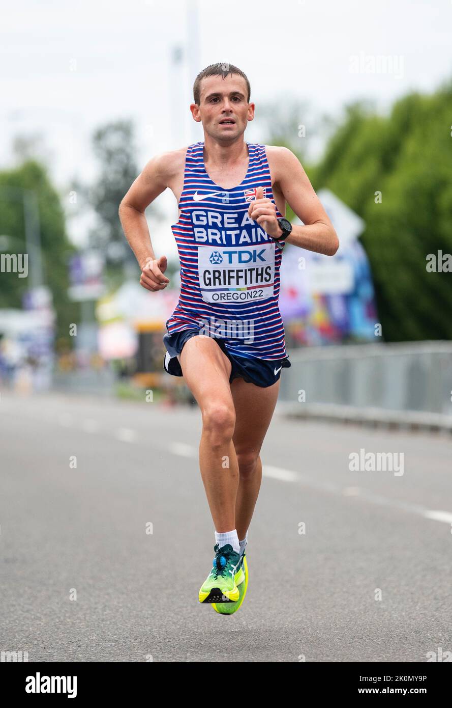 Joshua Griffths of Great Britain & NI competing in the men’s marathon ...