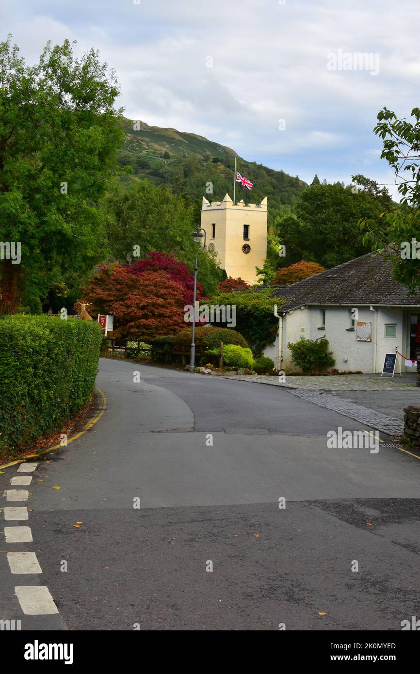 St Oswald's Church, Grasmere, Lake District, Cumbria, Grasmere, Lake ...