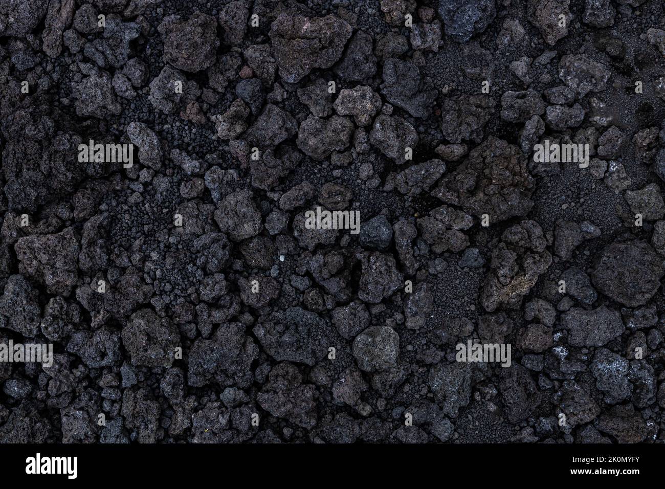 Background texture from volcanic lava stones. Etna, Sicily, Italy Stock ...