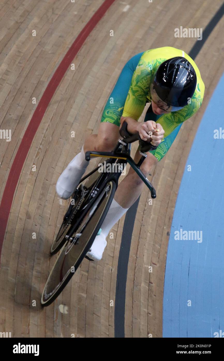 Sarah ROY of Australia in the women's 3000m Individual Pursuit bronze ...