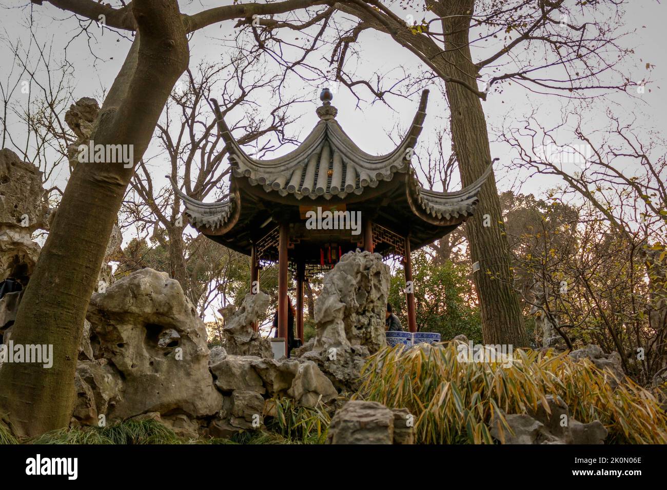 Views from the Lingering Garden in the city of Suzhou in China Stock ...
