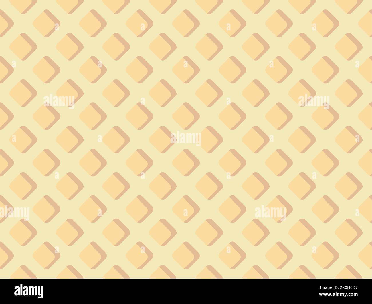 Waffle Texture Background Seamless Looped Pattern For Icecream Or Any
