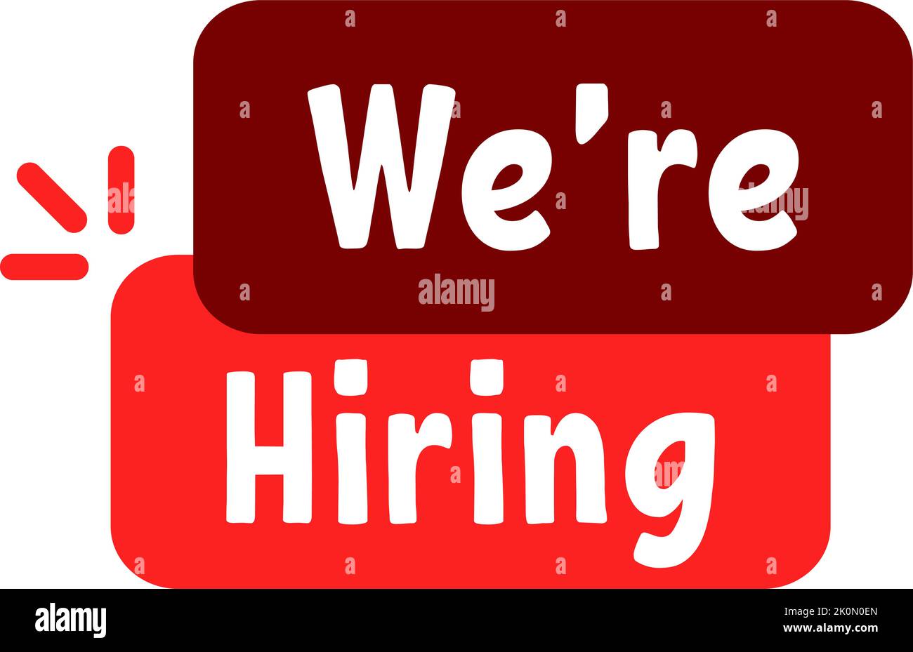 We are hiring flyer Cut Out Stock Images & Pictures - Alamy