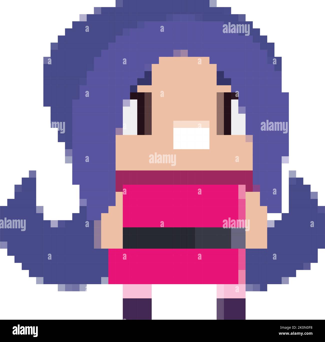flat 8-bit lady design Stock Vector Image & Art - Alamy