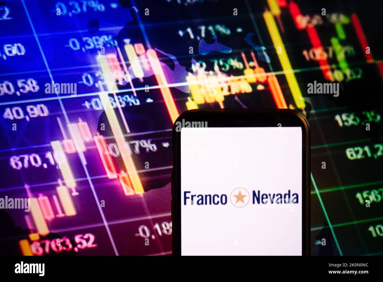 KONSKIE, POLAND - September 10, 2022: Smartphone displaying logo of ...