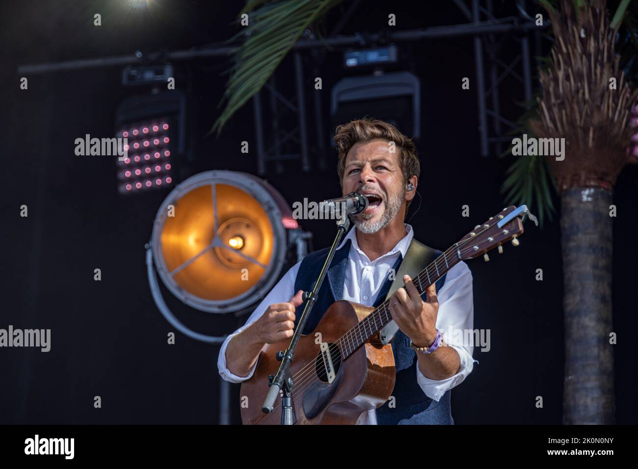 Bretigny sur Orge, France. 11th Sep, 2022. Singer-songwriter Christophe ...