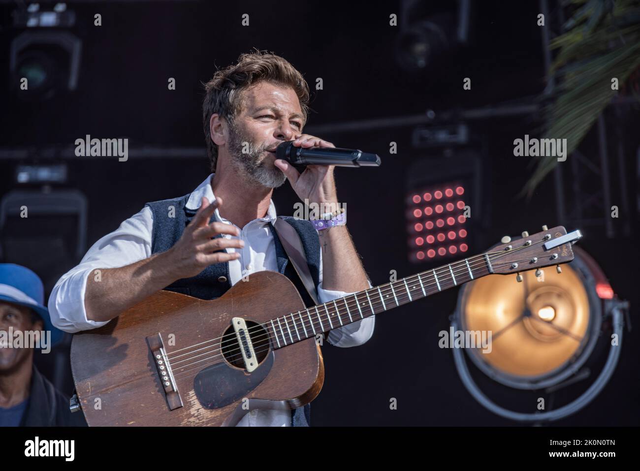 Bretigny sur Orge, France. 11th Sep, 2022. Singer-songwriter Christophe ...