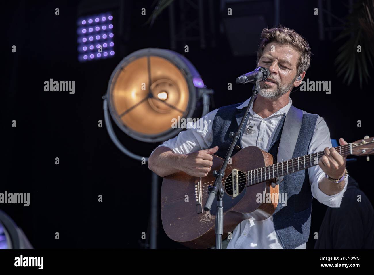 Bretigny sur Orge, France. 11th Sep, 2022. Singer-songwriter Christophe ...