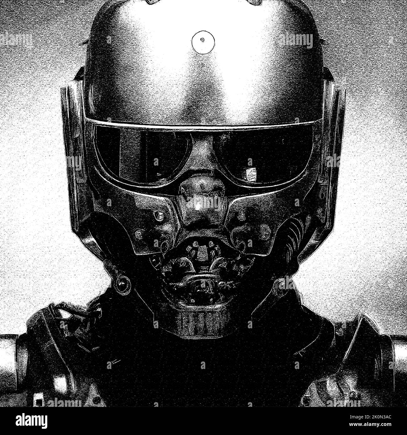 Terminator 2 Robot Face
