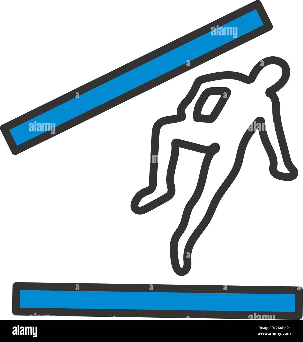 Crime Scene Icon. Editable Bold Outline With Color Fill Design. Vector Illustration Stock Vector ...