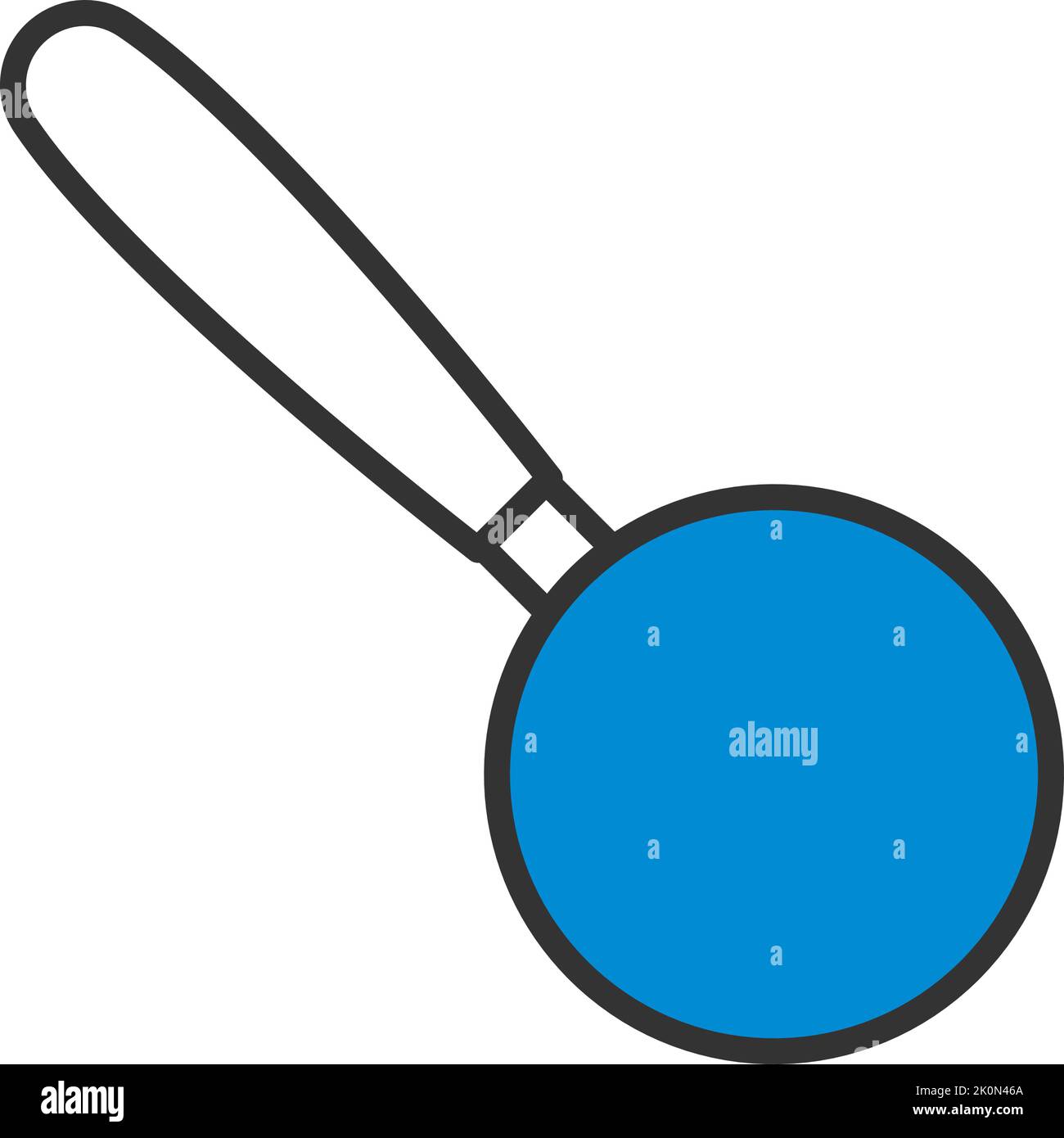 Magnifying Glass Icon. Editable Bold Outline With Color Fill Design ...