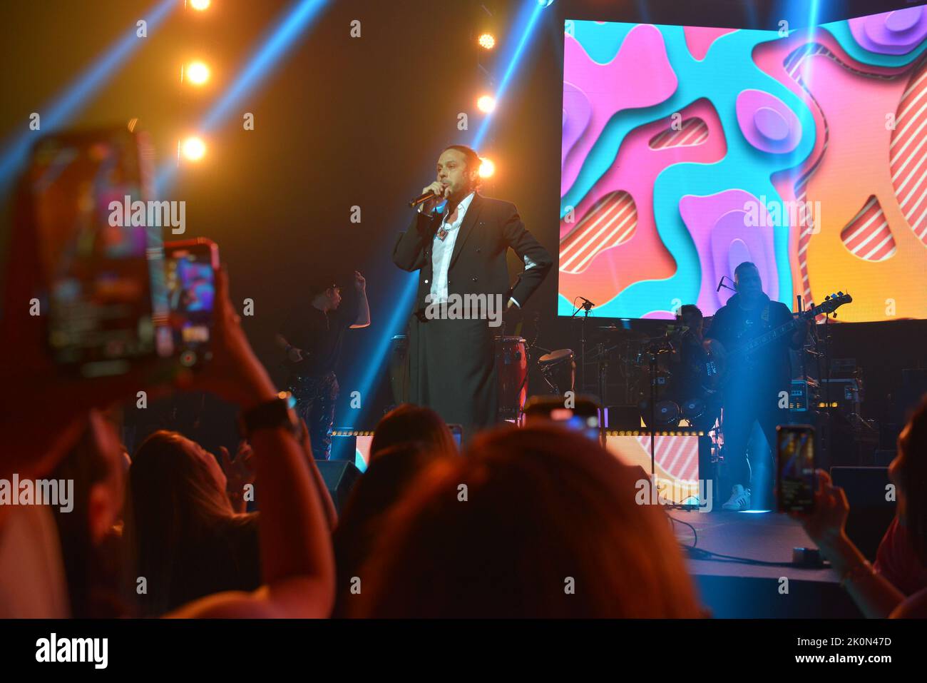 MIAMI, FLORIDA - SEPTEMBER 10: Florentino Primera performs live on ...