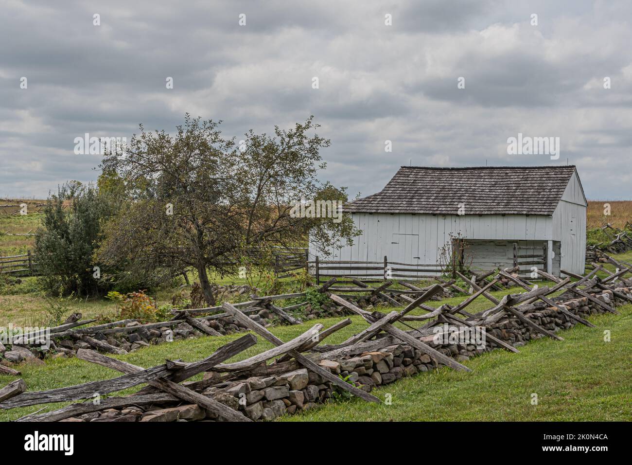The Leister Farm, Gettysburg National Military Park, Pennsylvania, USA ...