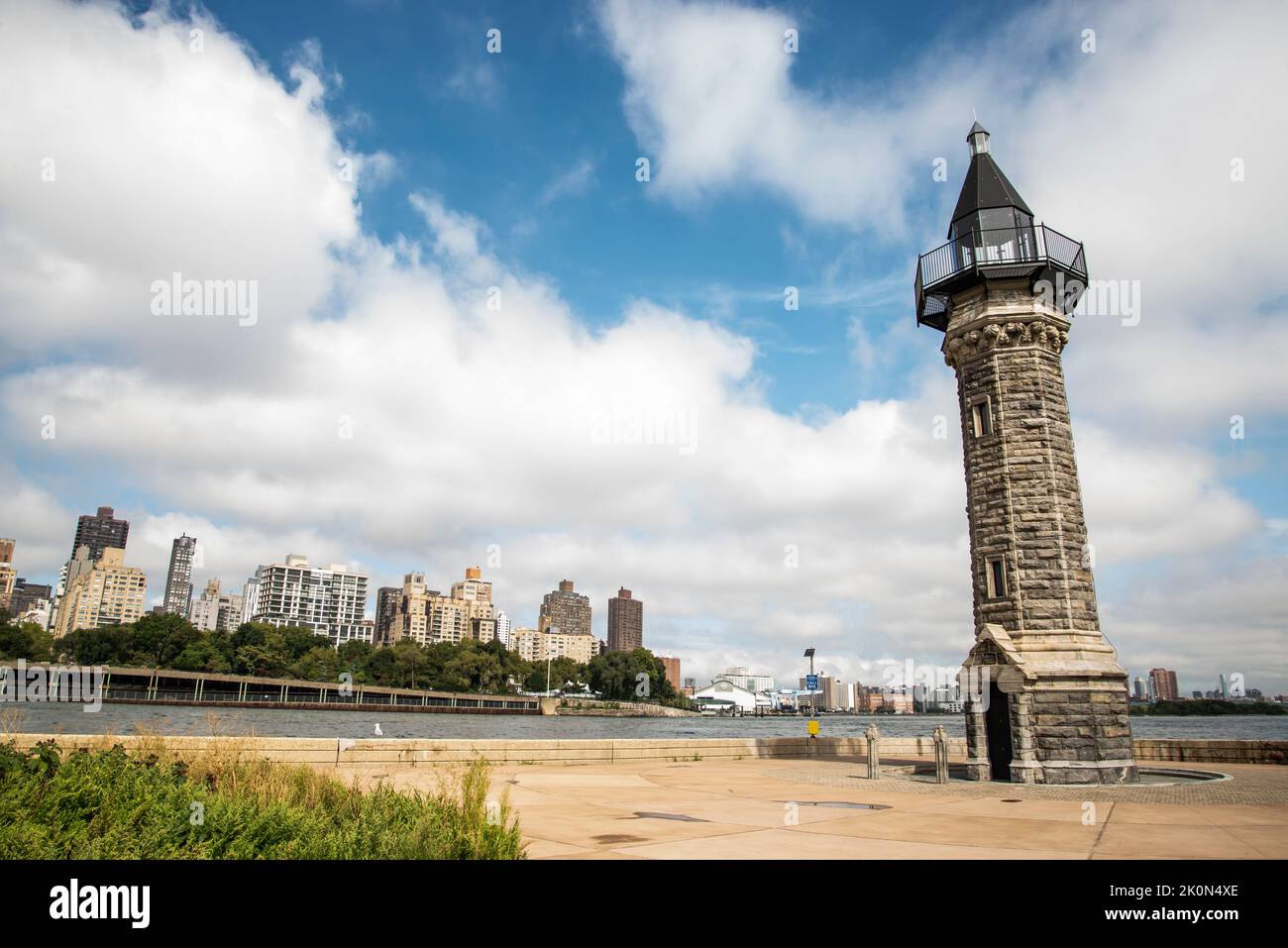 A lighthouse in the city Stock Photo - Alamy