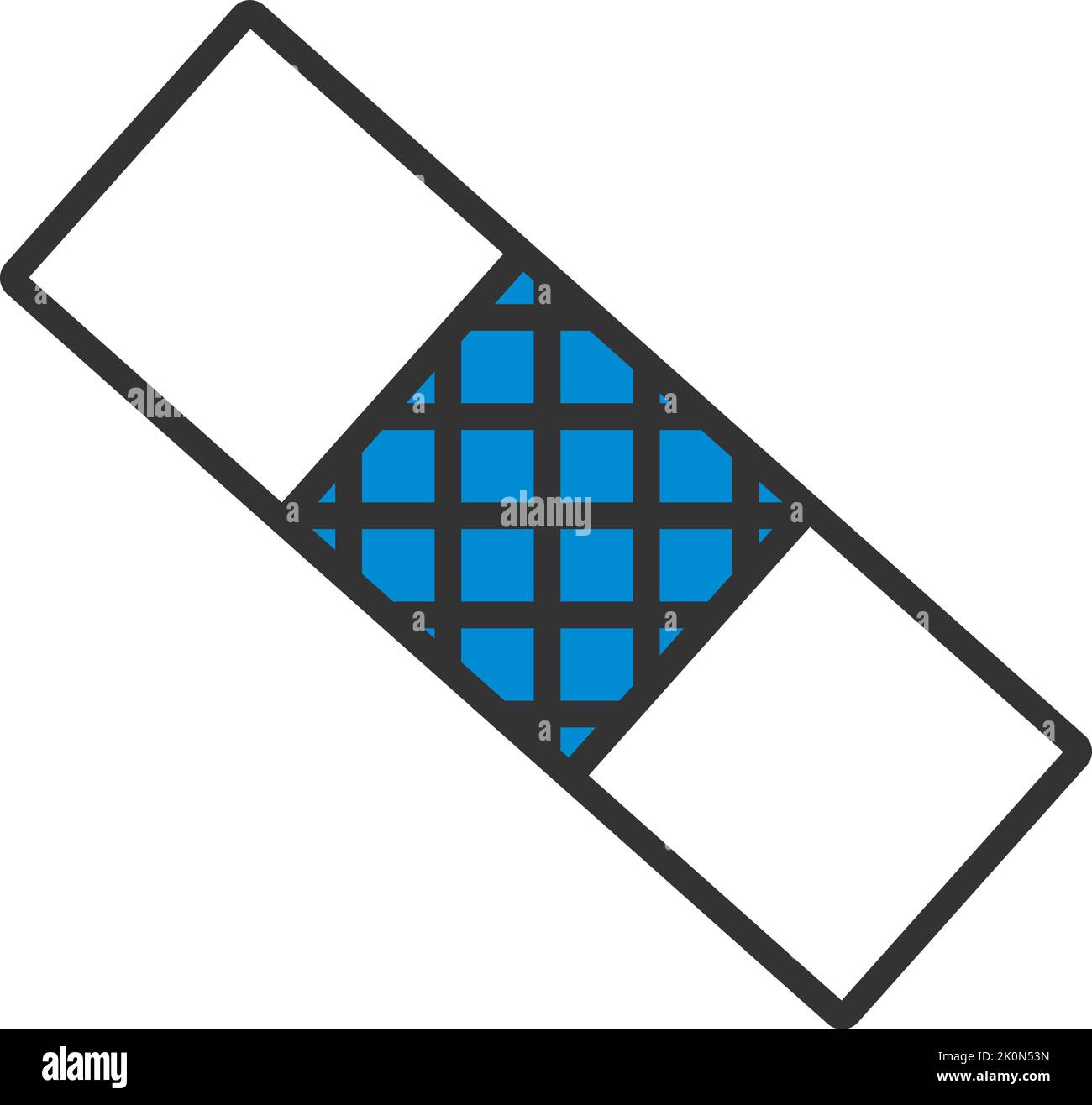 Medical Plaster Icon. Editable Bold Outline With Color Fill Design ...