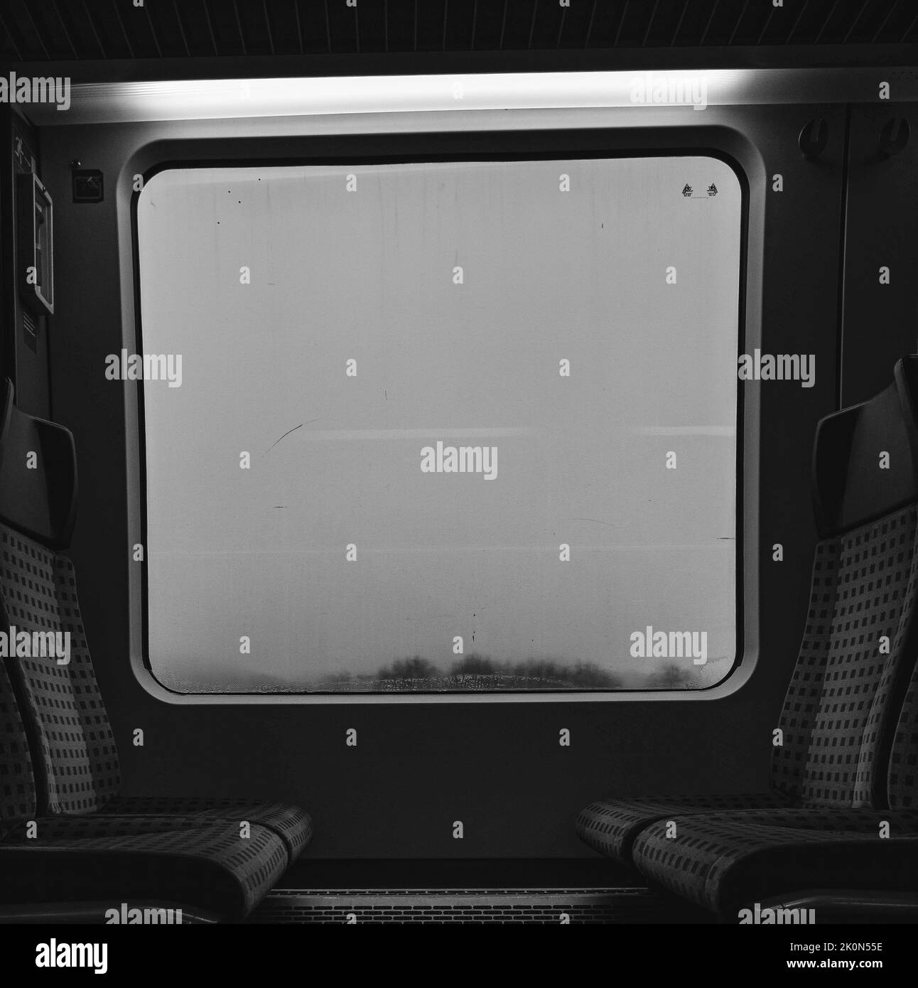 Vintage train window Black and White Stock Photos & Images - Alamy