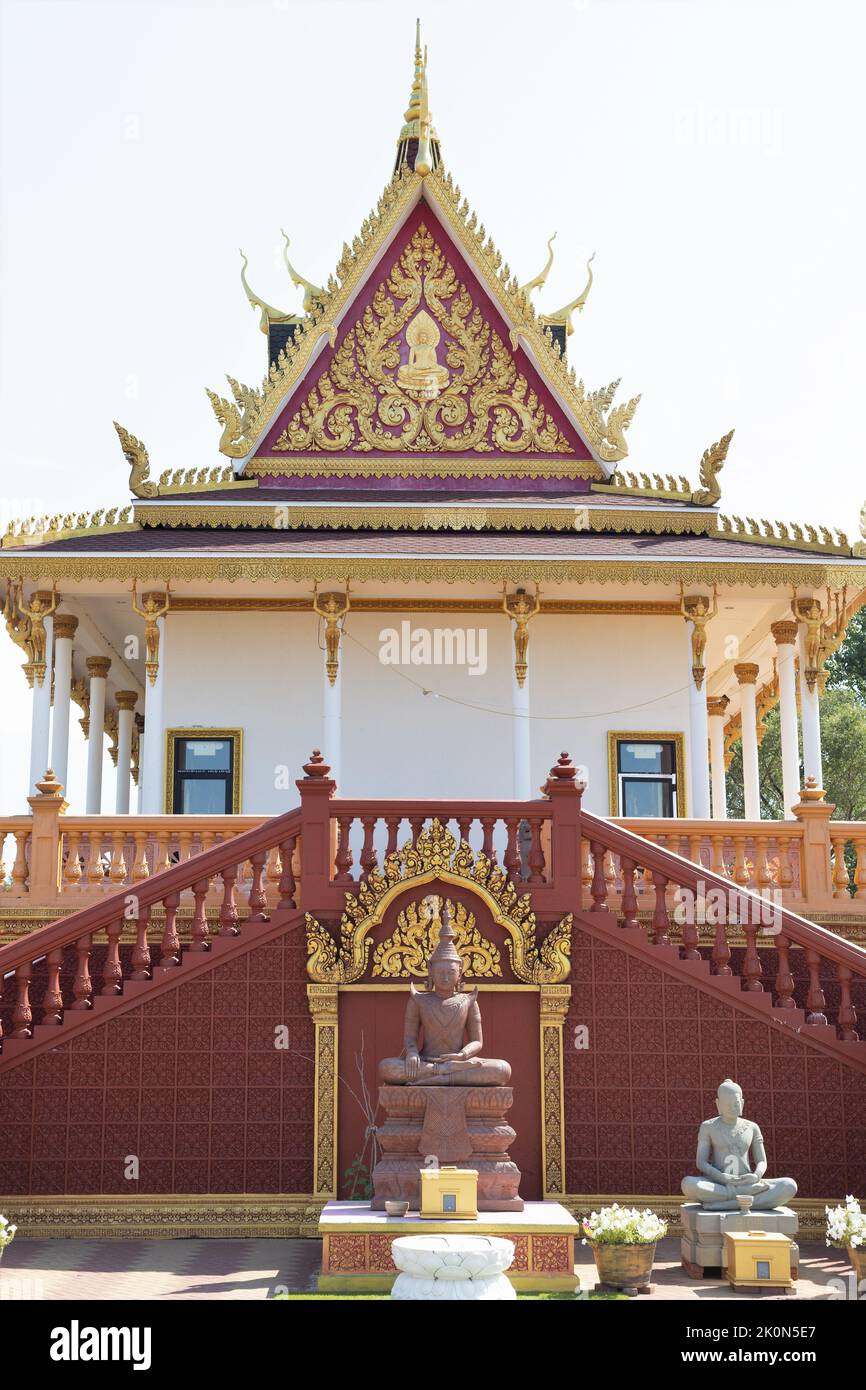 Cambodian buddhist temple us hi-res stock photography and images - Alamy