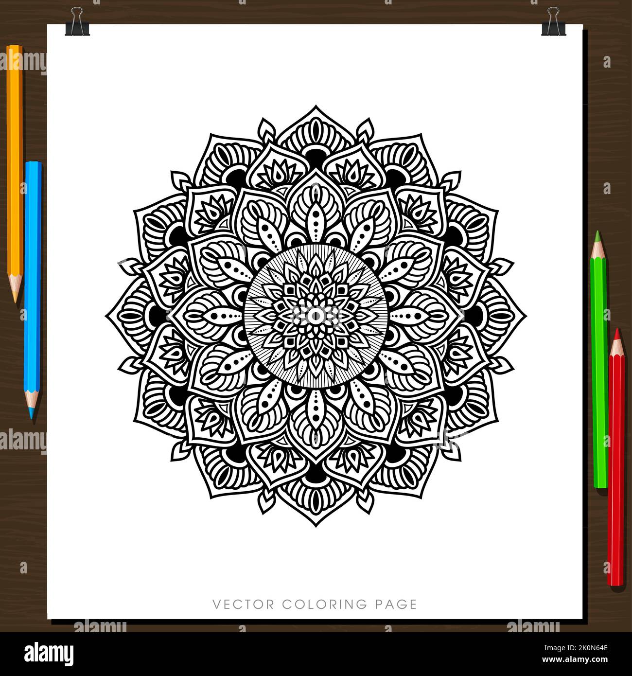 Hand draw coloring Stock Vector Images - Alamy