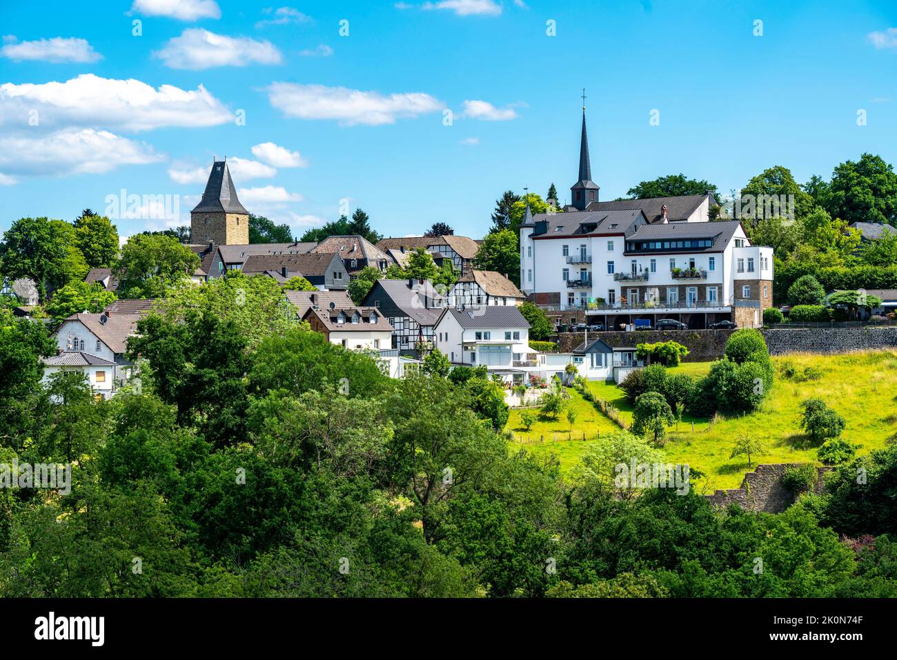 District of Blankenberg, of Hennef, Blankenberg Castle, near Hennef ...