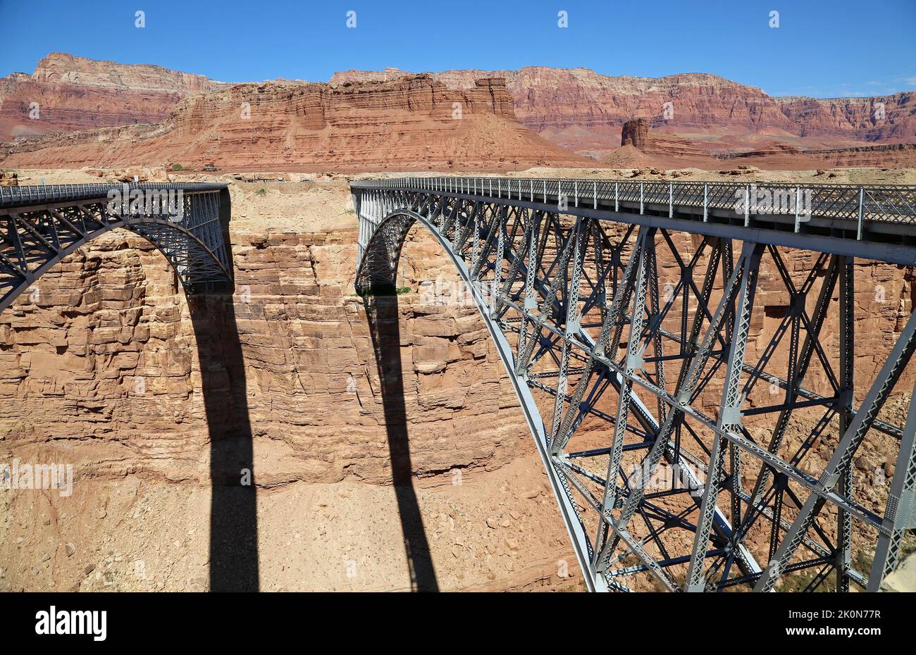 View at Navajo Bridge - Page, Arizona Stock Photo - Alamy