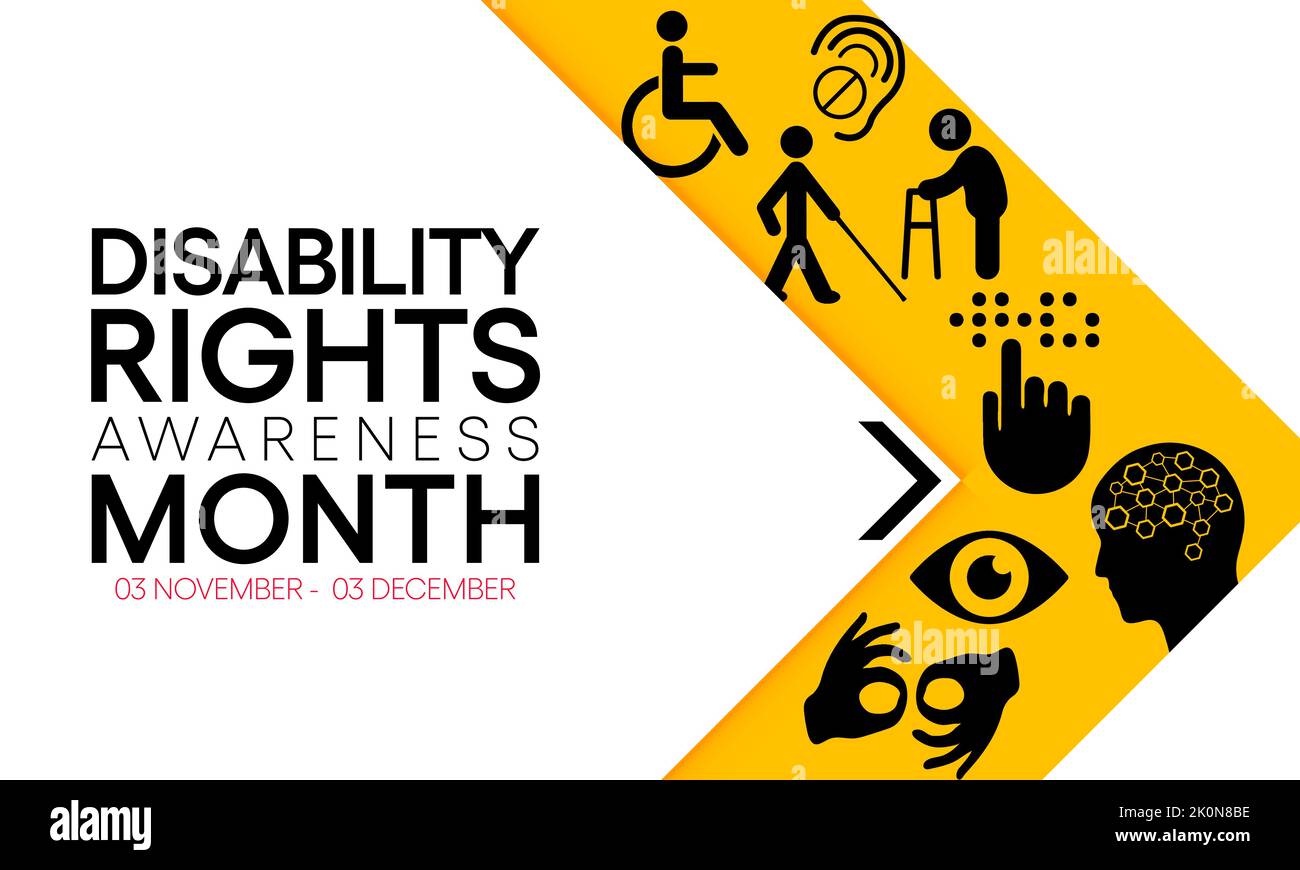 Disability Rights awareness month is observed every year from November ...