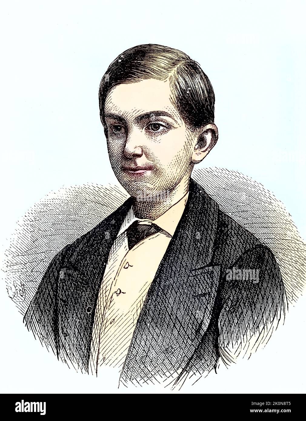 Milano Obrenowitsch, Fürst von Serbien, 1869 / Milano Obrenovich ...