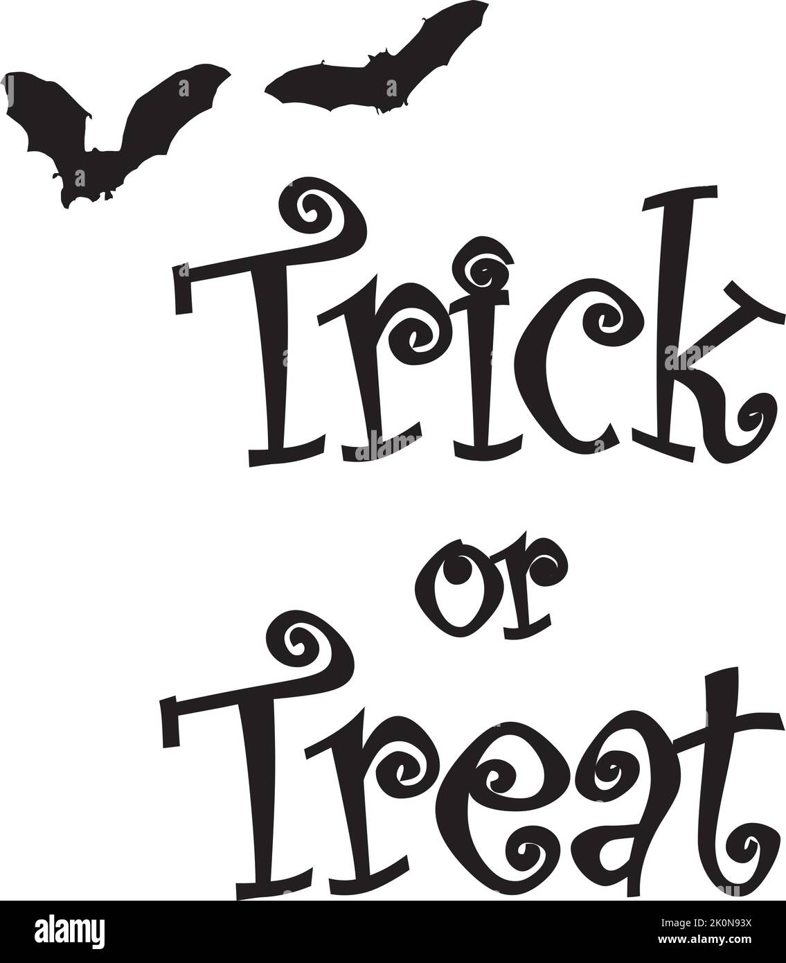vector illustration of a trick or treat bats, Halloween Stock Vector ... vector illustration of a trick or treat bats, Halloween Stock Vector ...
