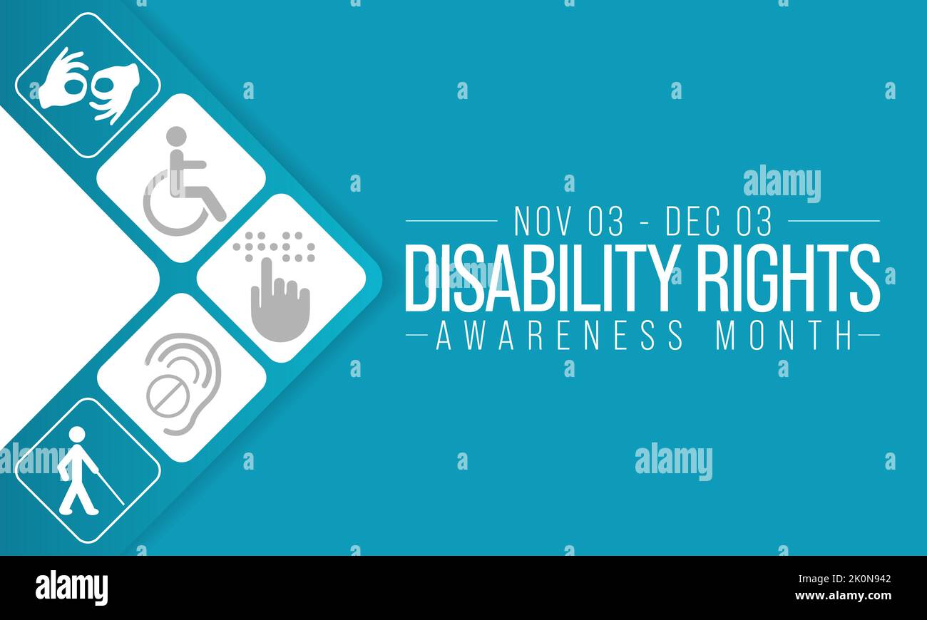 Disability Rights awareness month is observed every year from November ...