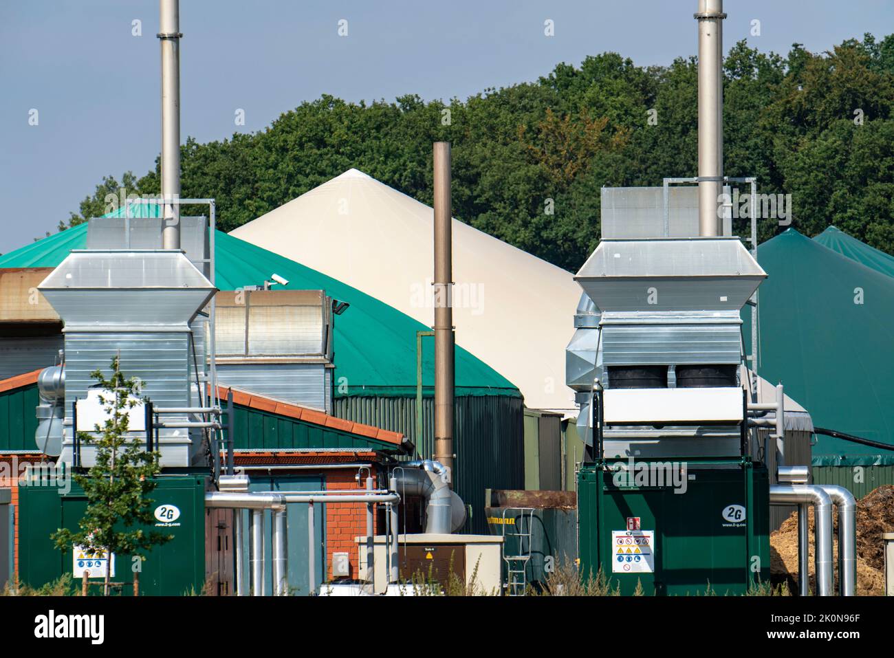 Biogas plant, combined heat and power plants, for power generation ...