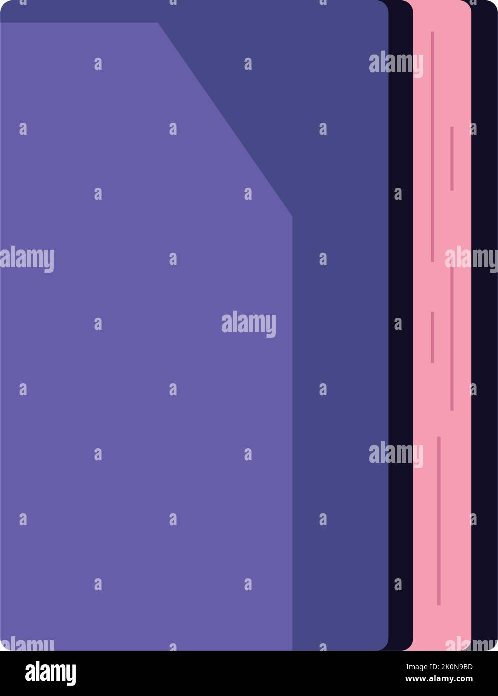 flat purple book Stock Vector Image & Art - Alamy