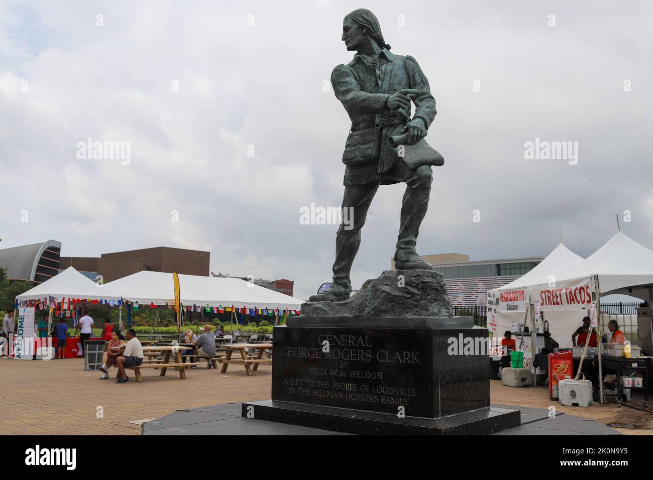 Waterfront of george rogers clark national historical park hi-res stock ...