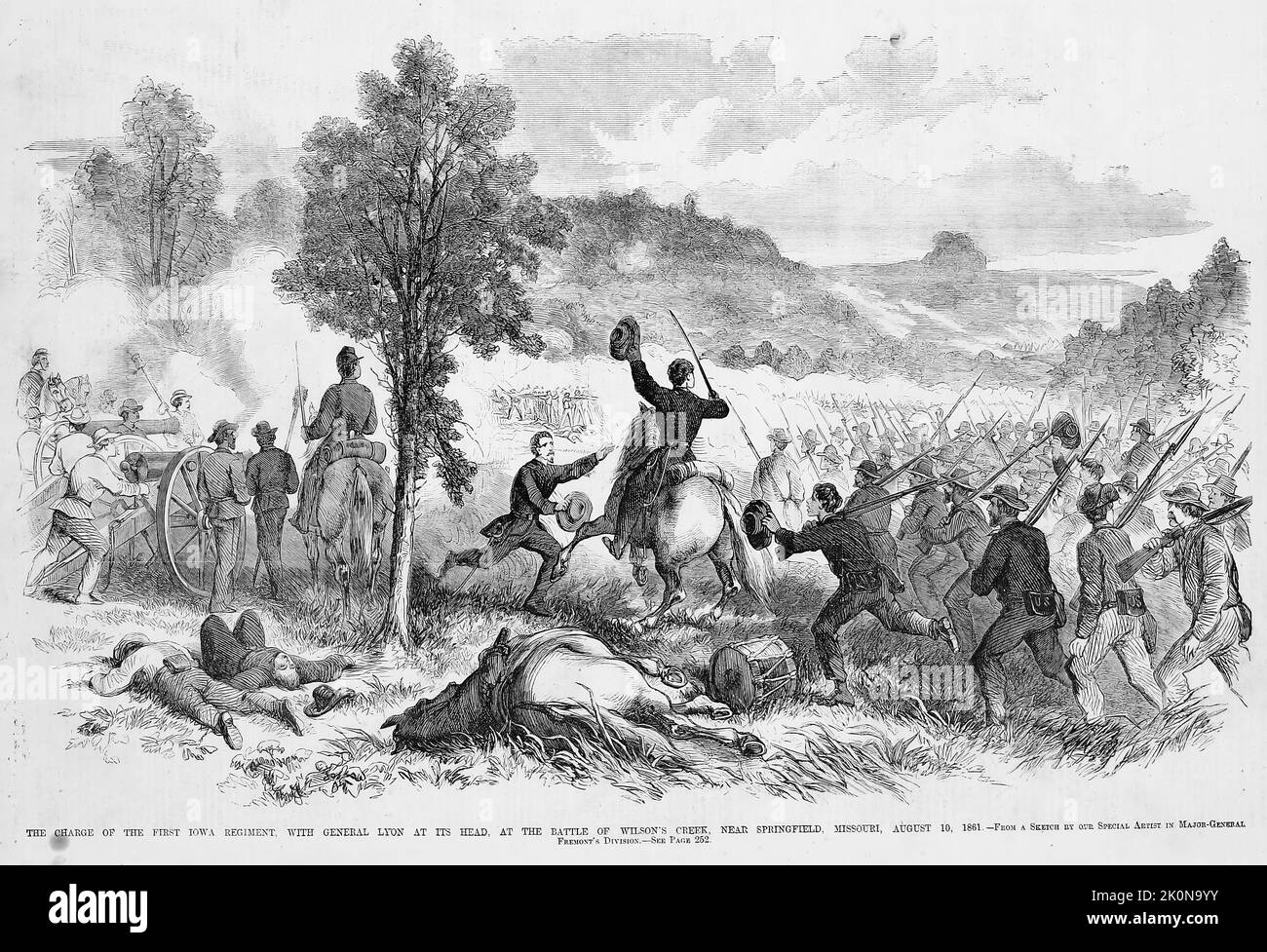 First battle springfield 1861 Black and White Stock Photos & Images - Alamy