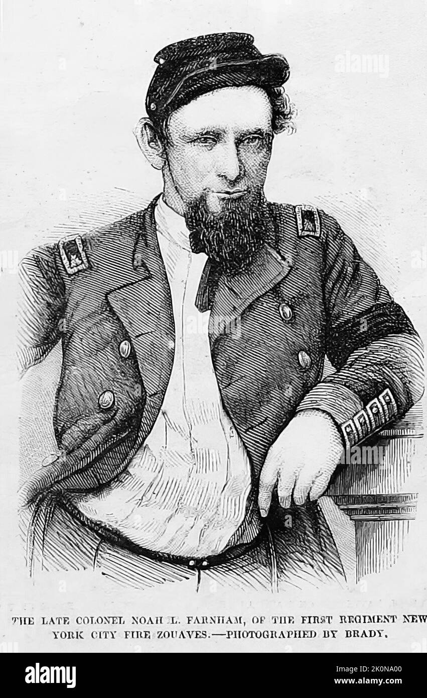 Portrait of the late Colonel Noah Lane Farnham, of the First Regiment ...