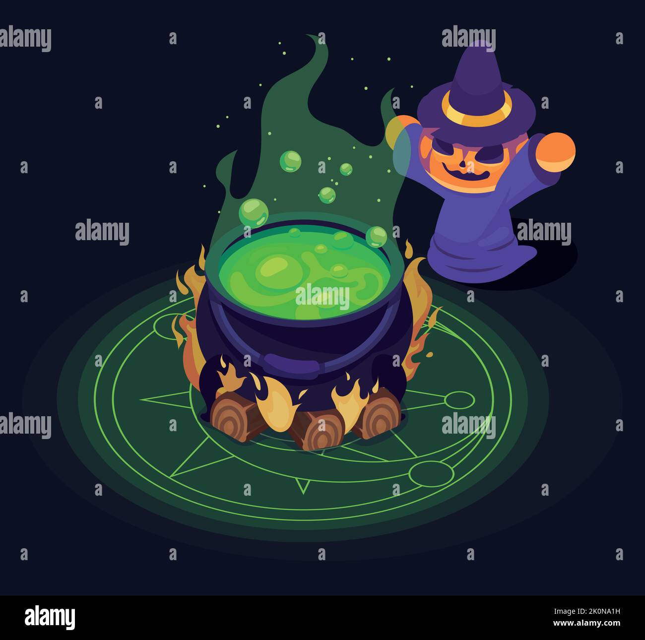 isometric halloween pumpkin Stock Vector Image & Art - Alamy