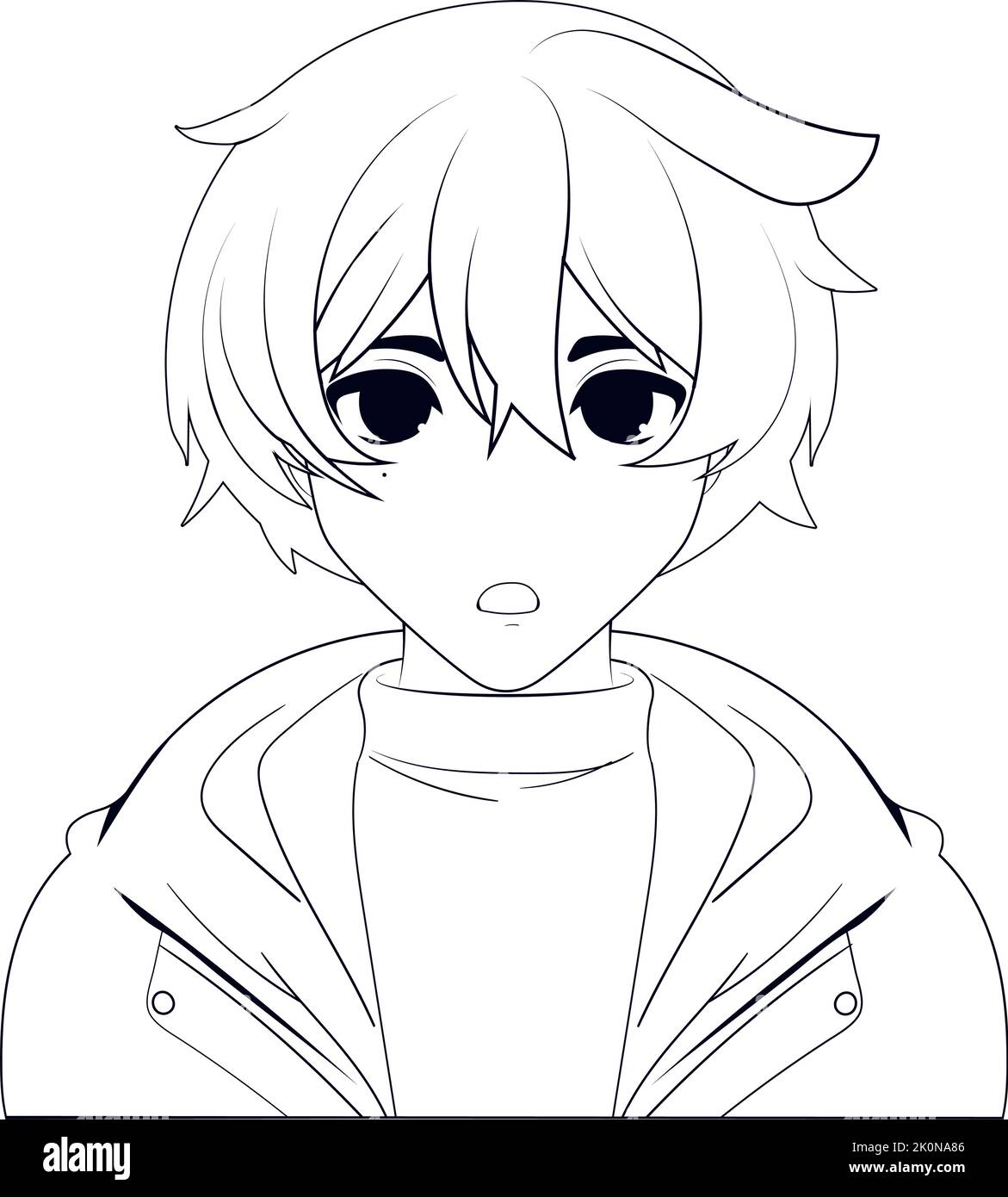 Face anime people Cut Out Stock Images & Pictures - Alamy