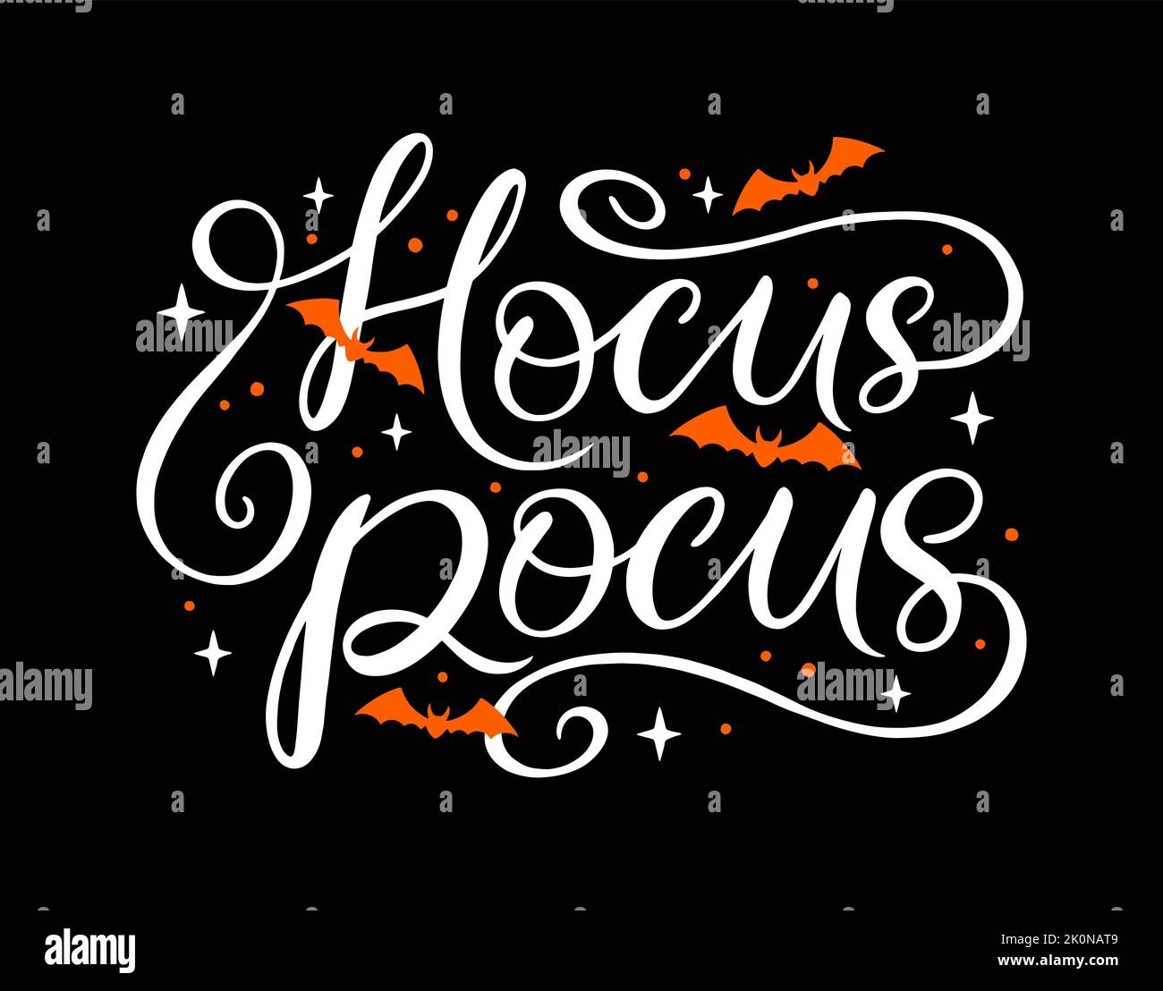 Hocus Pocus Halloween lettering Stock Vector Image & Art - Alamy