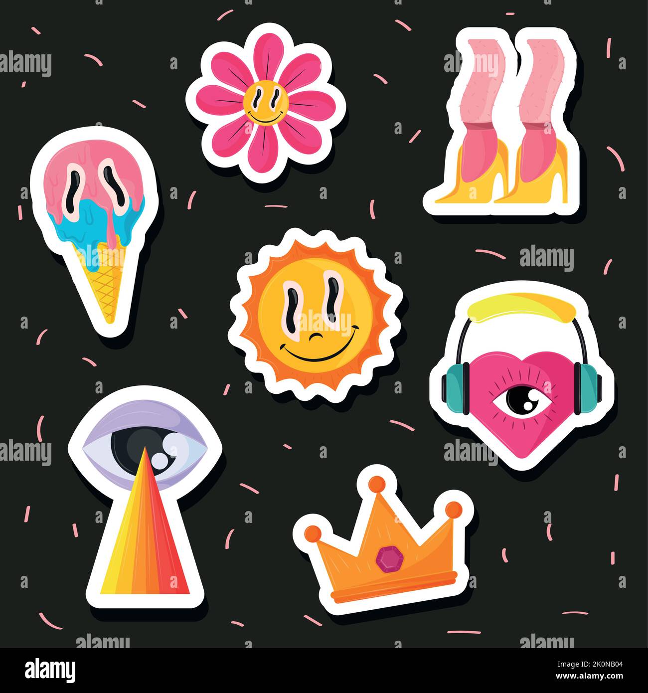 90s modern style, icons Stock Vector Image & Art - Alamy
