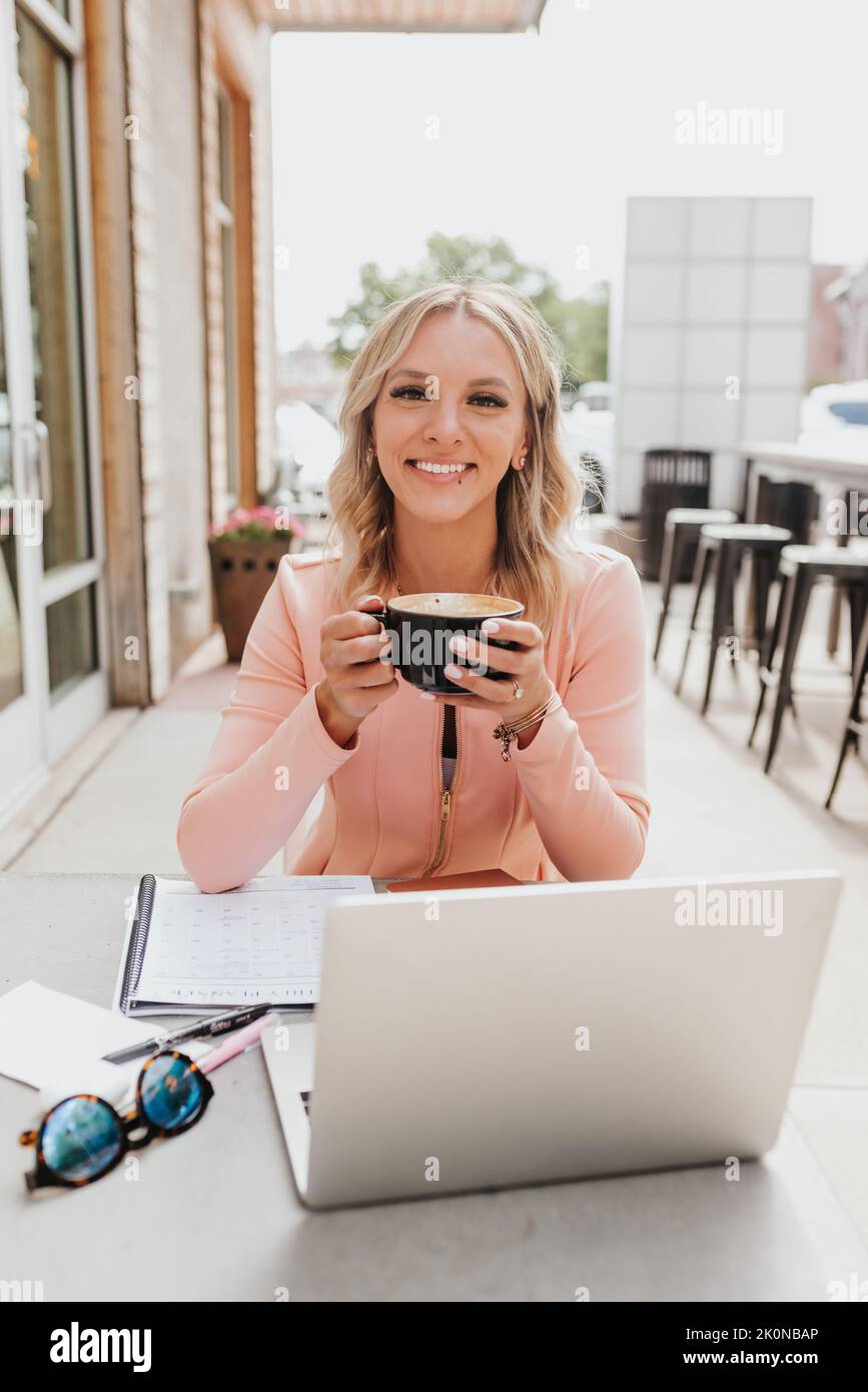 Woman fresh painted white hi-res stock photography and images - Alamy