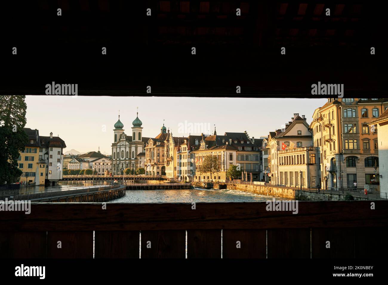 Amazing cityscape with historic buildings from bridge Stock Photo - Alamy