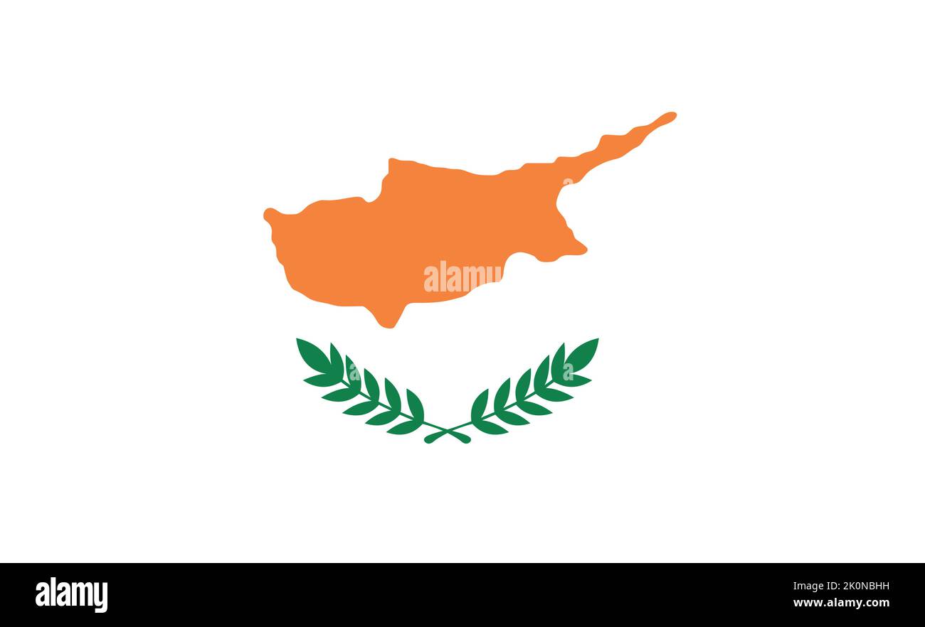 Vector illustration of the flag of cyprus Stock Vector Image & Art - Alamy
