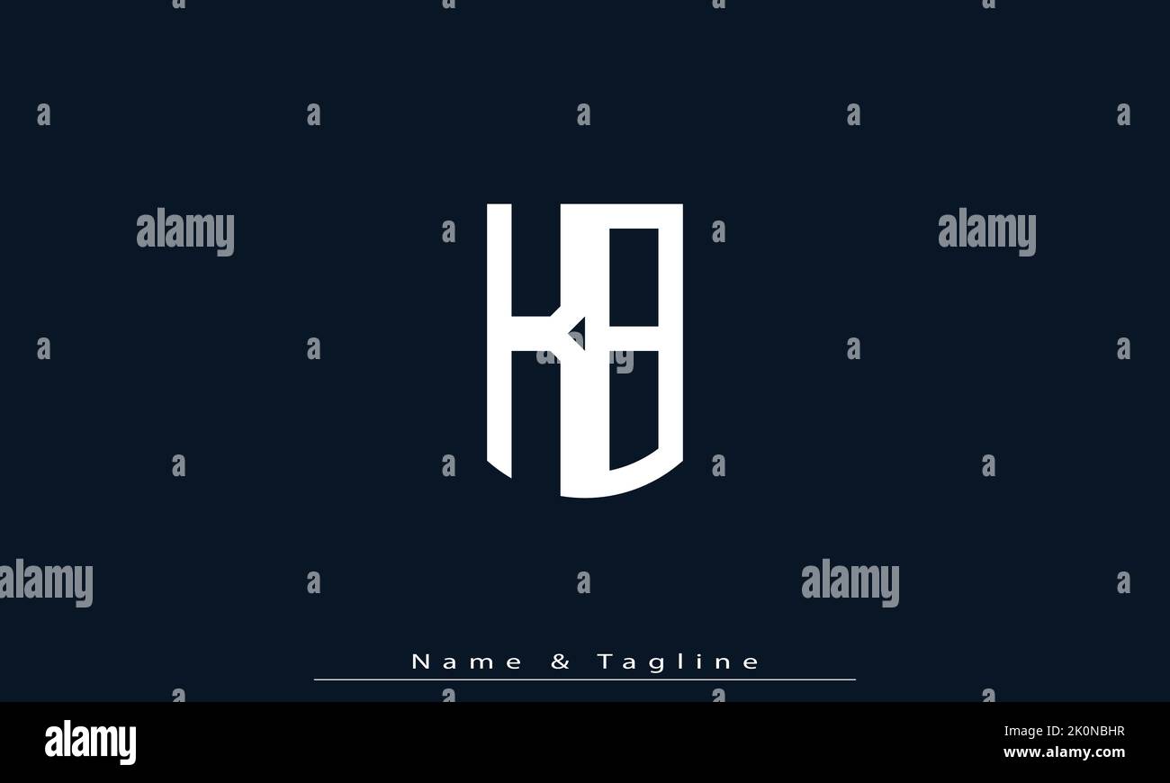 Alphabet letters Initials Monogram logo KB , BK Stock Vector Image ...