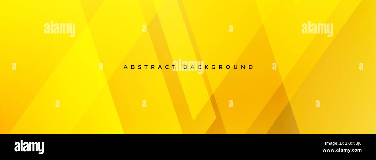 Yellow geometric abstract background. Yellow abstract modern wide ...