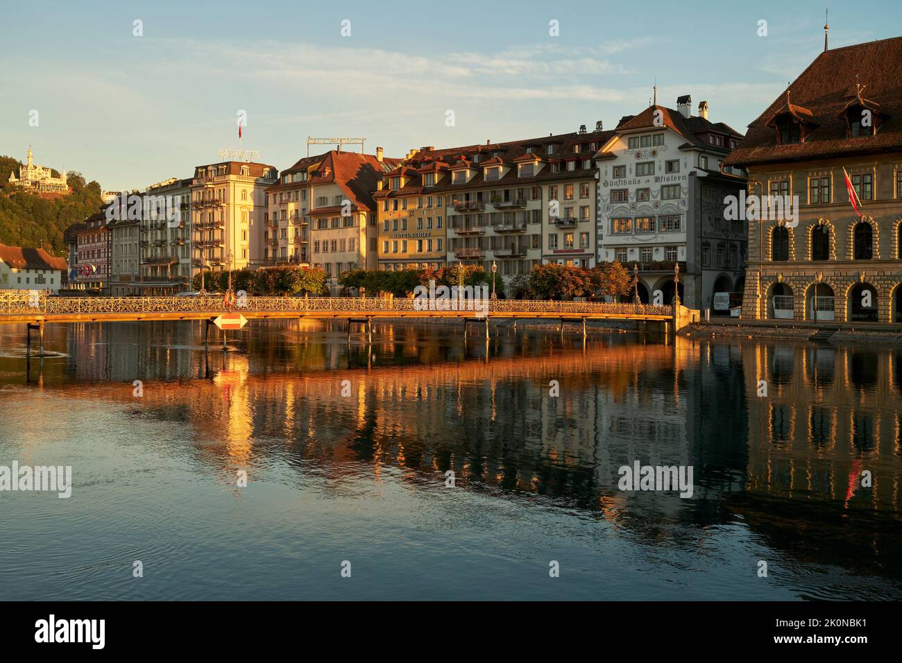 Historic city footbridge bridge hi-res stock photography and images - Alamy