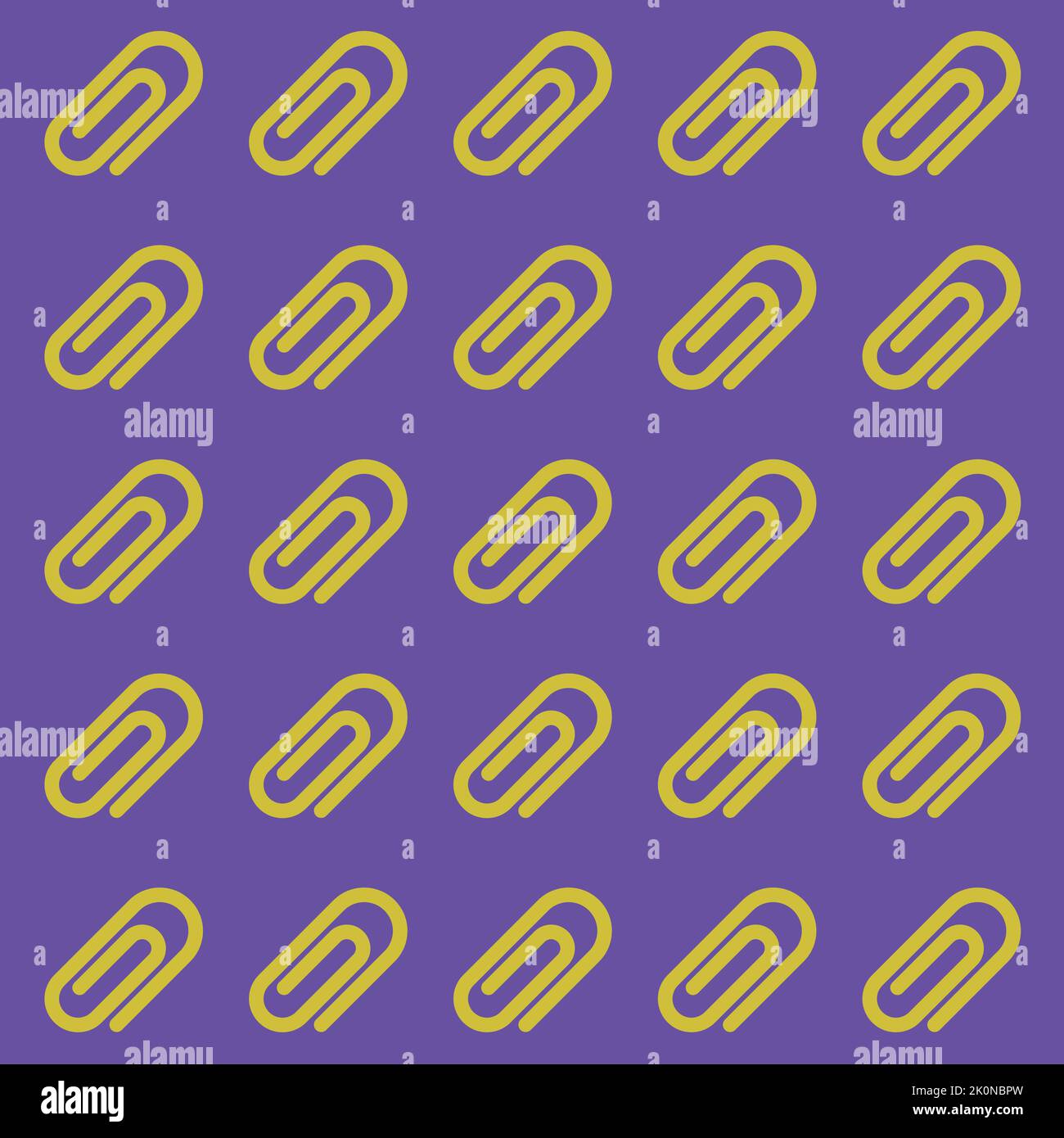 Paper clip art icon seamless repeating pattern vector illustration ...
